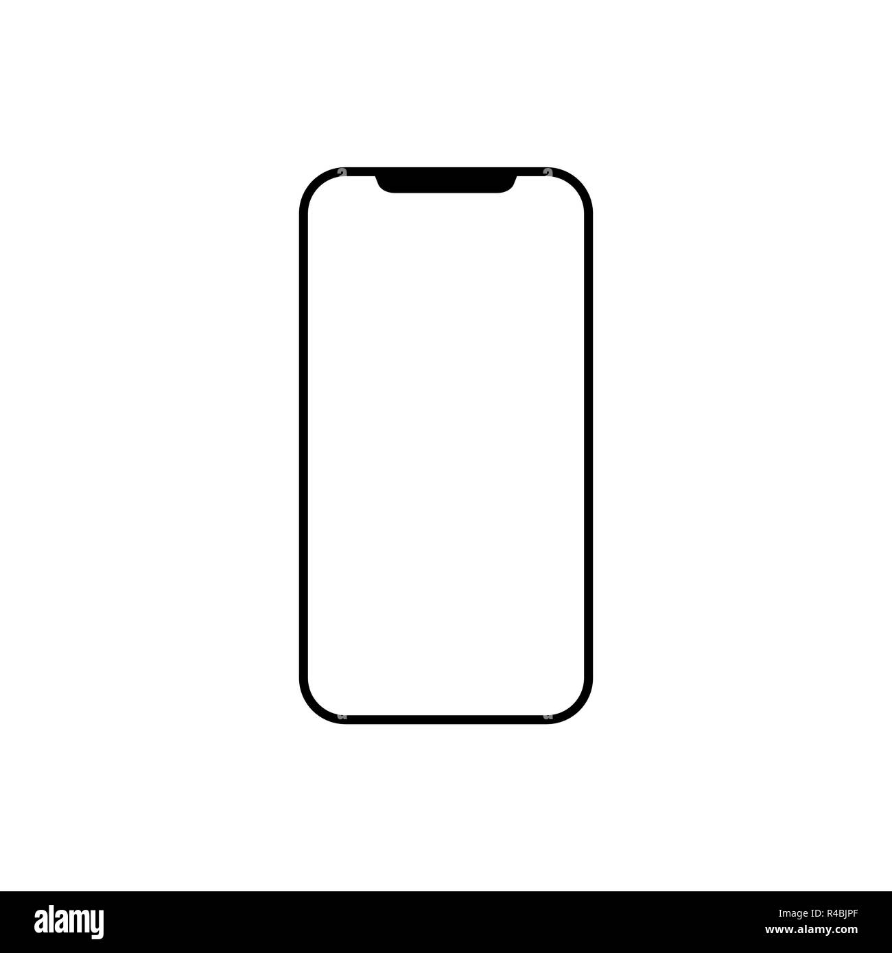 Vector illustration, flat design Smartphone icon Stock Vector Image ...
