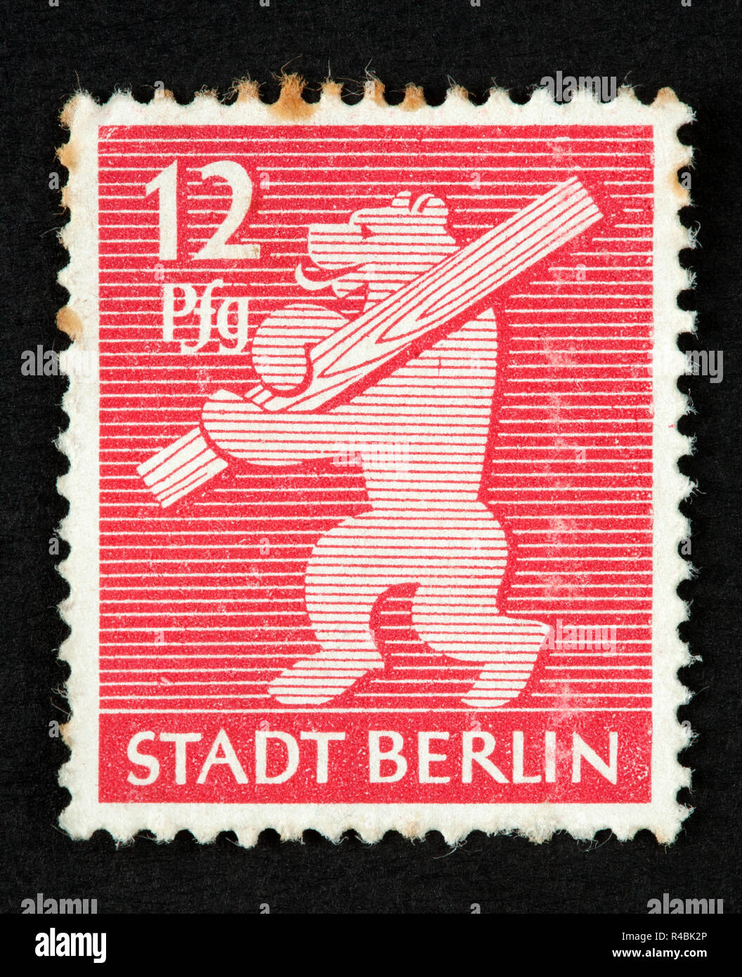 German postage stamp Stock Photo - Alamy