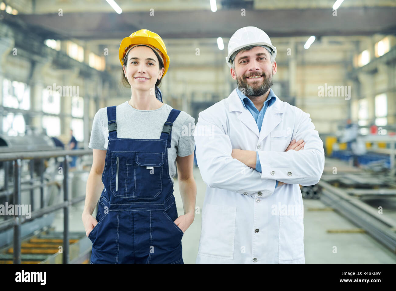 Trainee smiling hi-res stock photography and images - Alamy
