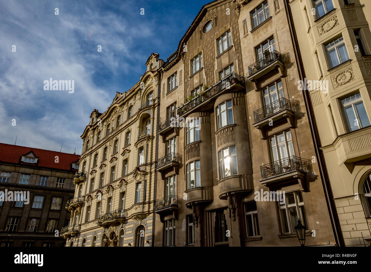 Sun light reflects and diffracts beautifully in an oriel window in the ...