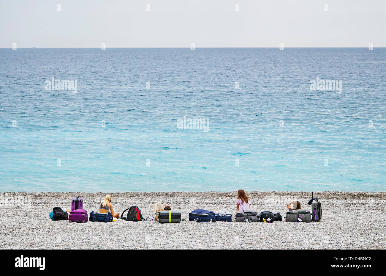 departure day at the beach Stock Photo - Alamy