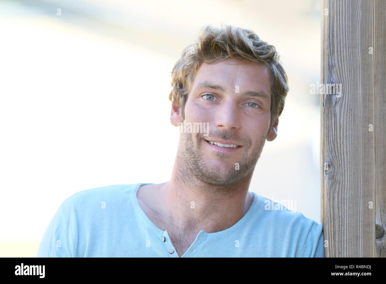 Portrait of handsome 30-year-old man Stock Photo - Alamy