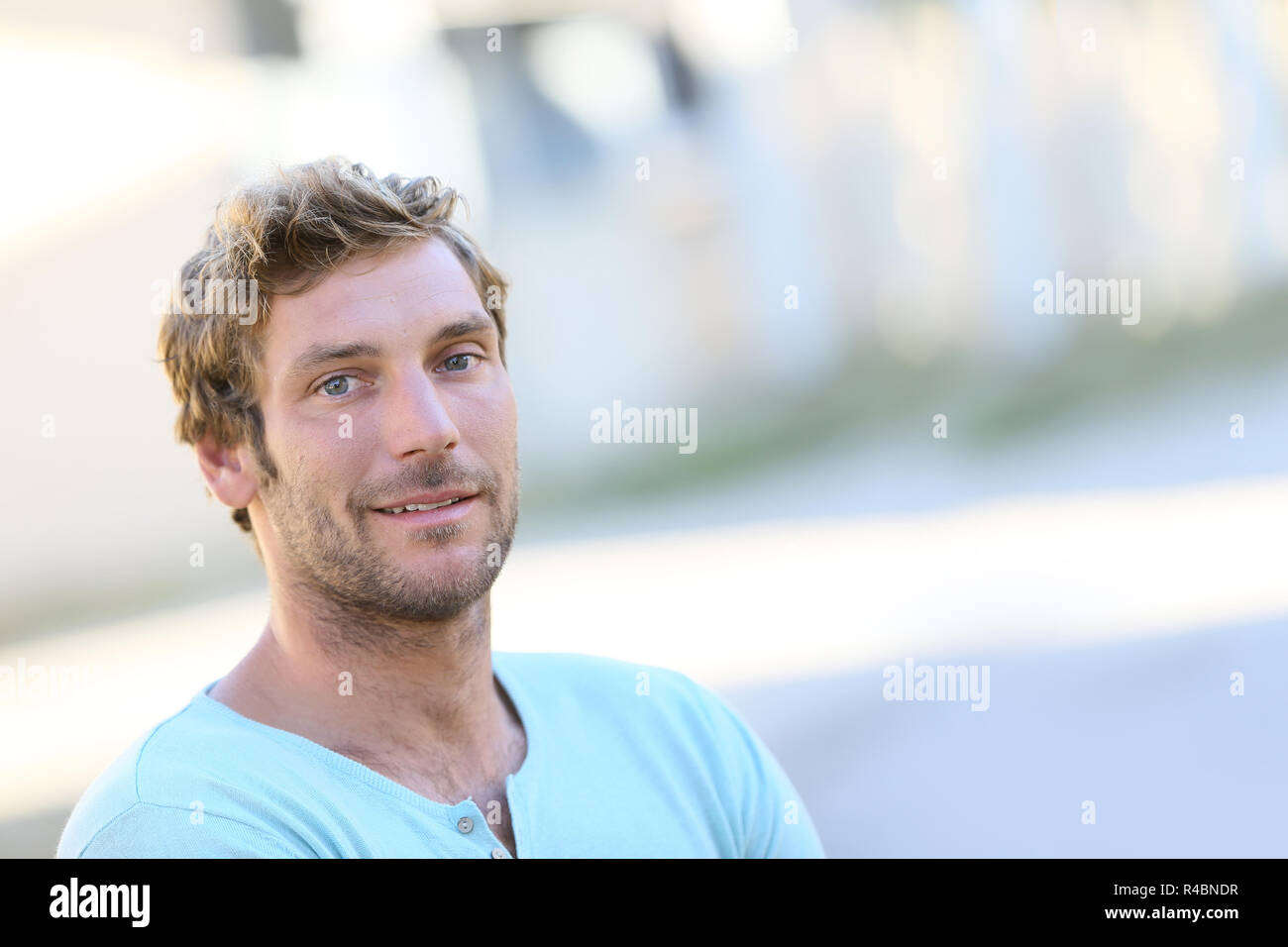 Portrait of handsome 30-year-old man Stock Photo - Alamy