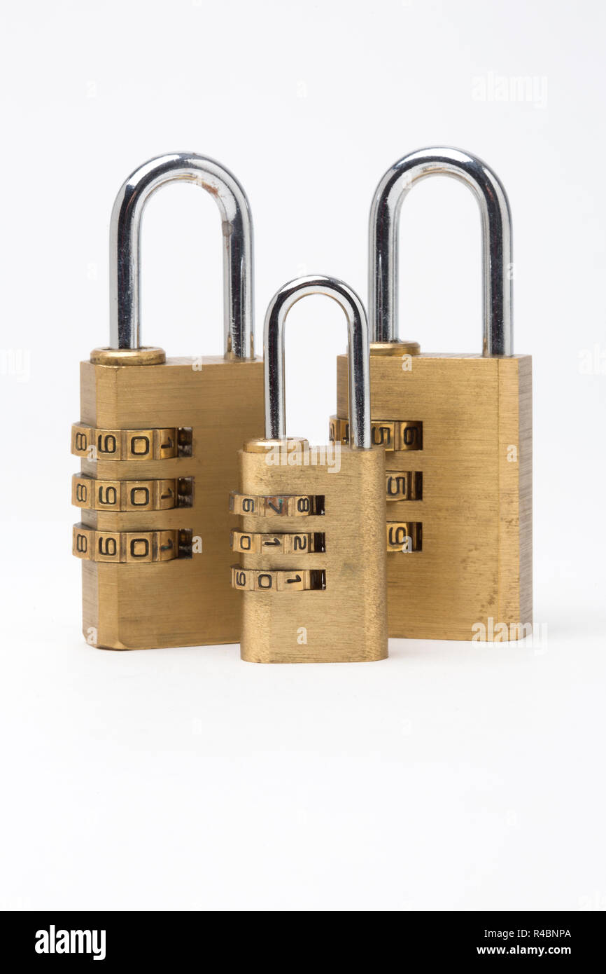 Combination padlocks hi-res stock photography and images - Alamy