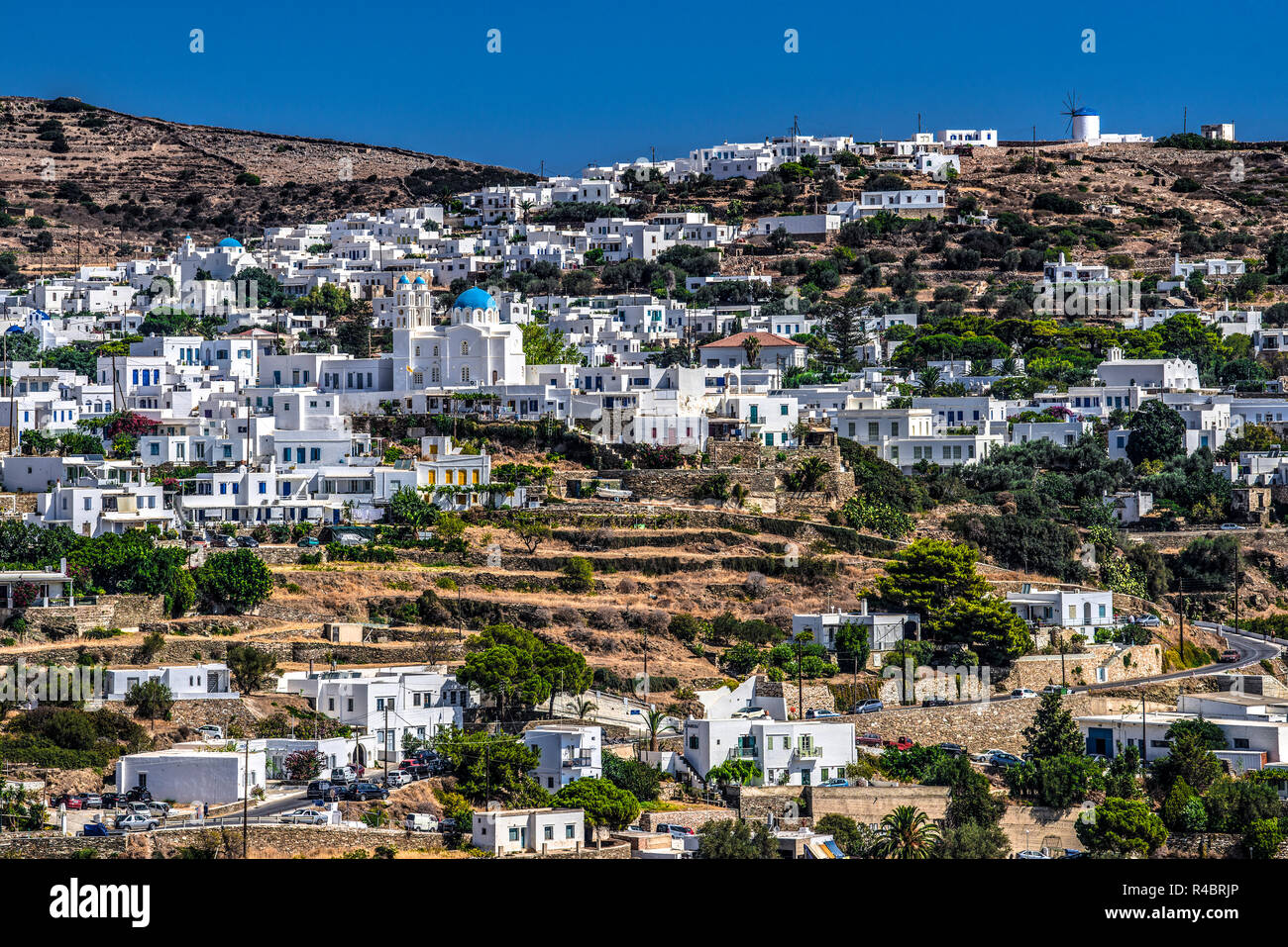 Greece, Sifnos Island, Apollonia village Stock Photo - Alamy