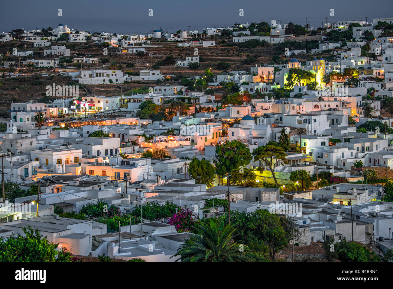 Greece, Sifnos Island, Apollonia village Stock Photo - Alamy