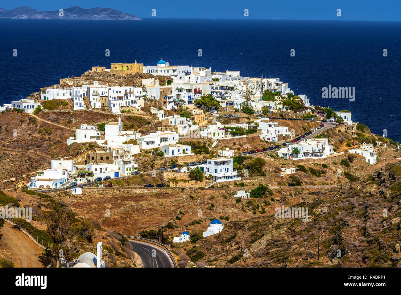Greece, Sifnos Island, Kastro village Stock Photo - Alamy