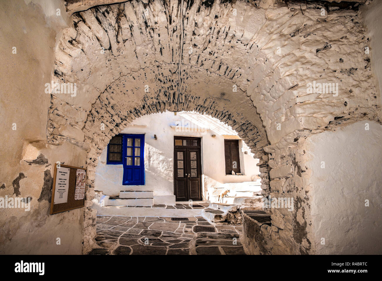 Greece, Sifnos Island, Kastro village Stock Photo - Alamy