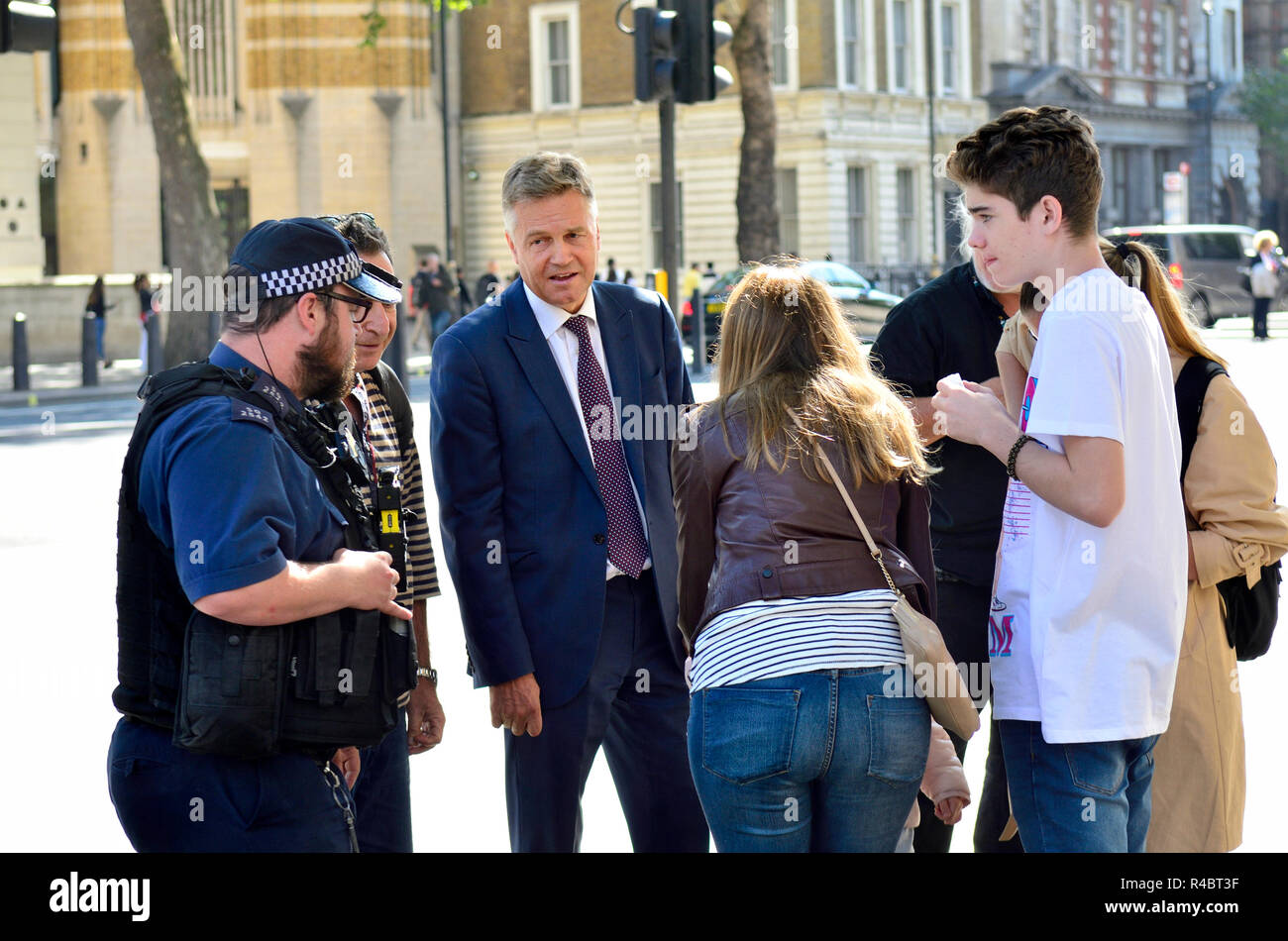 Andy Bell - Political Editor, Channel 5 News - outside Downing Street ...