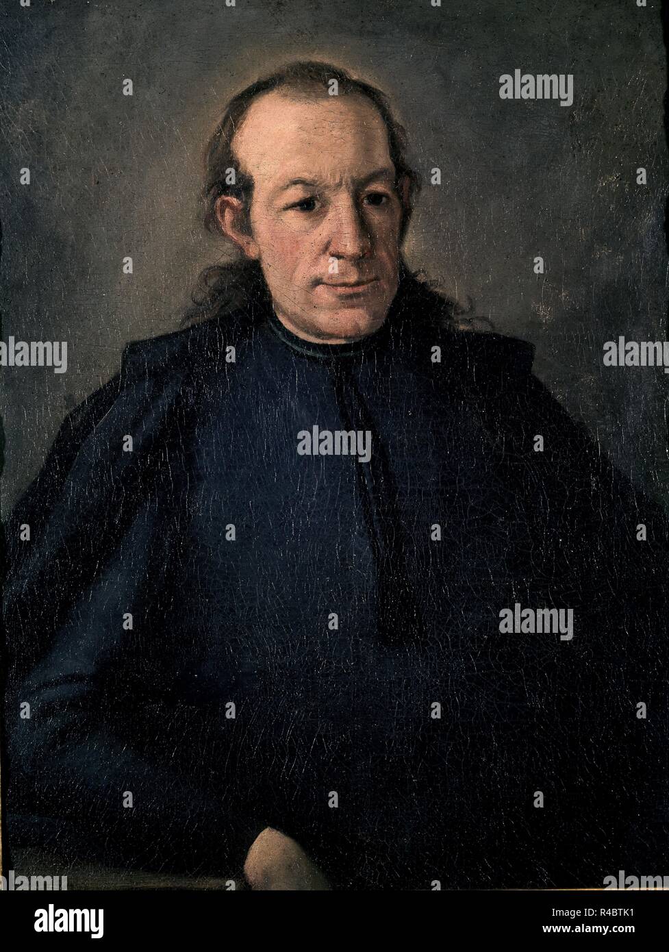 'Portrait of a priest'. Author: Attributed to GOYA. Location: PRIVATE ...