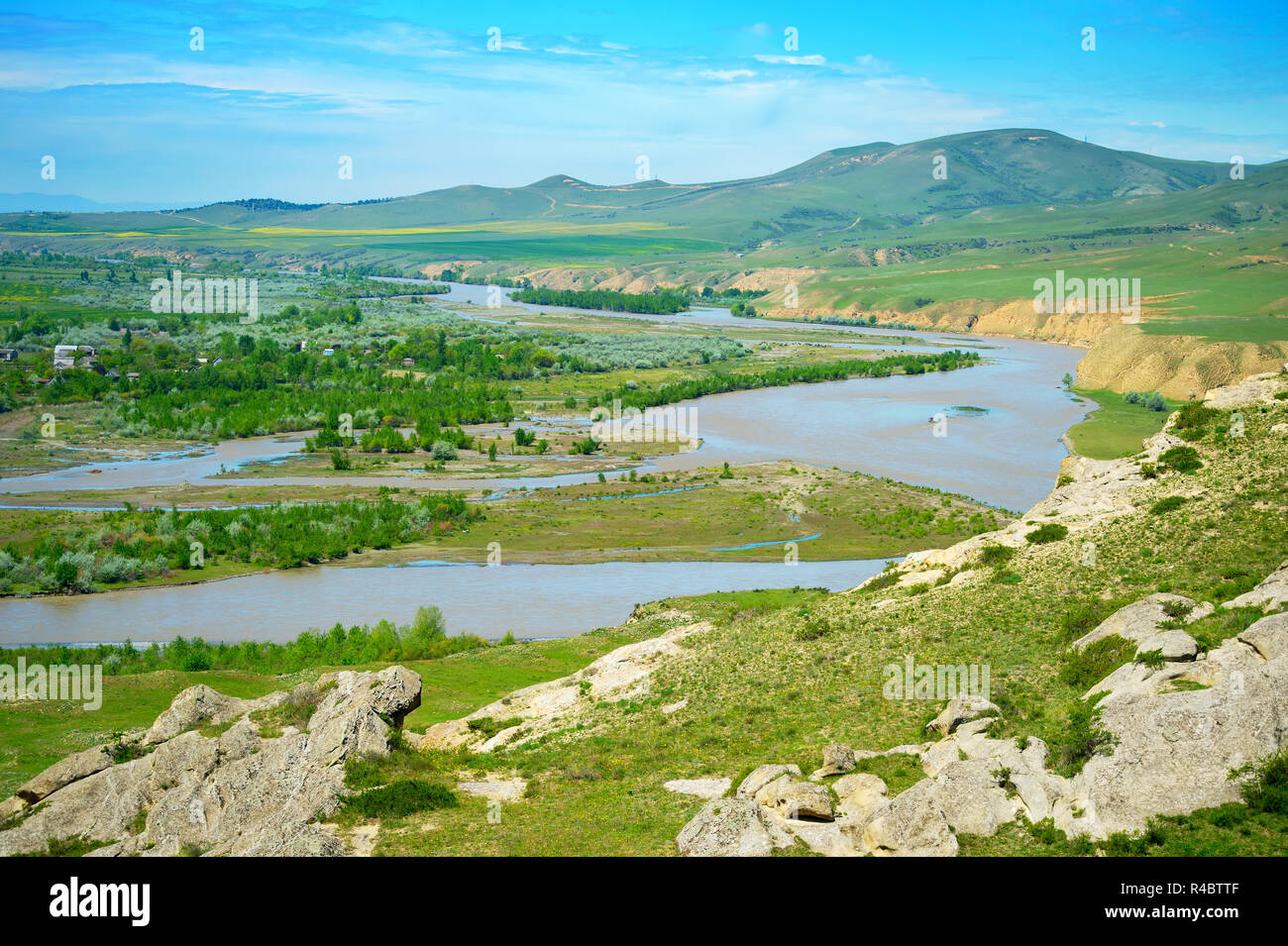 Georgian country landscape Stock Photo - Alamy