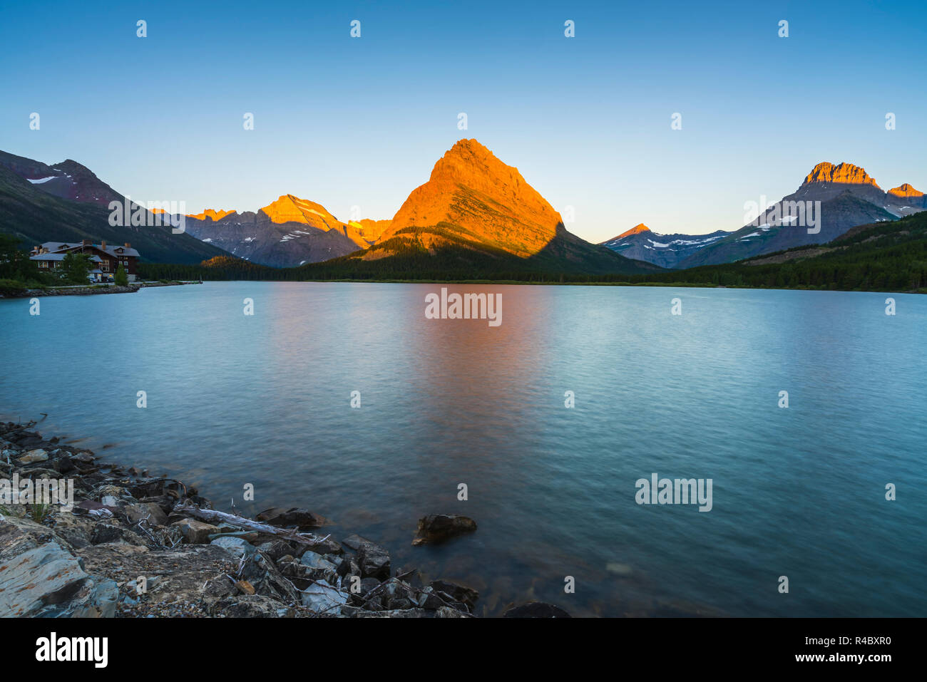 Swiftcurrent lake nature trail hi-res stock photography and images - Alamy