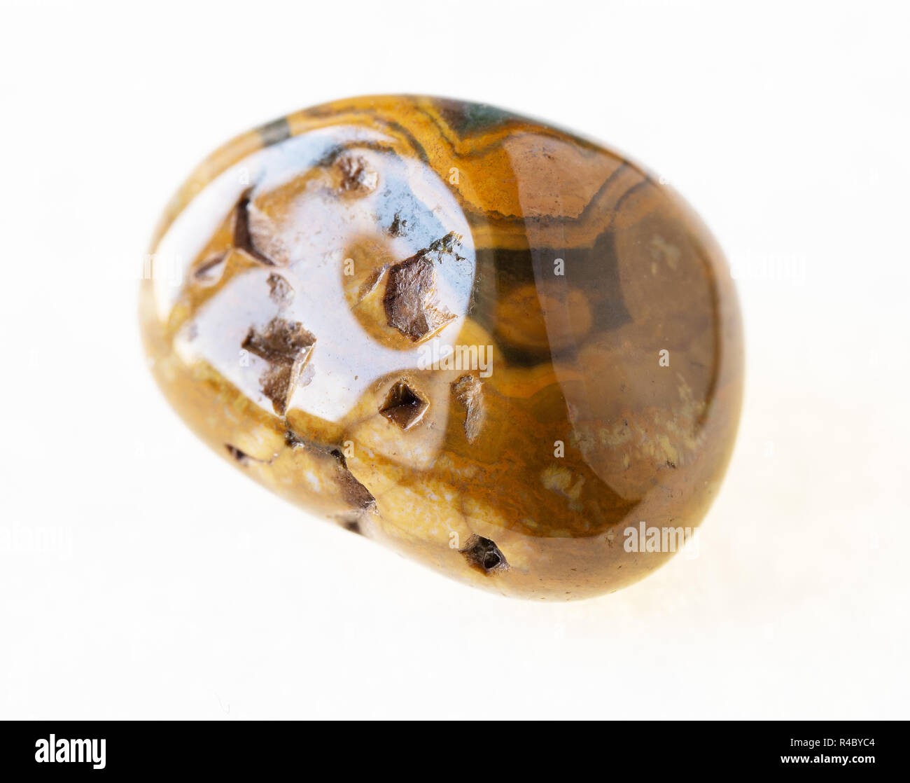 macro photography of natural mineral from geological collection ...