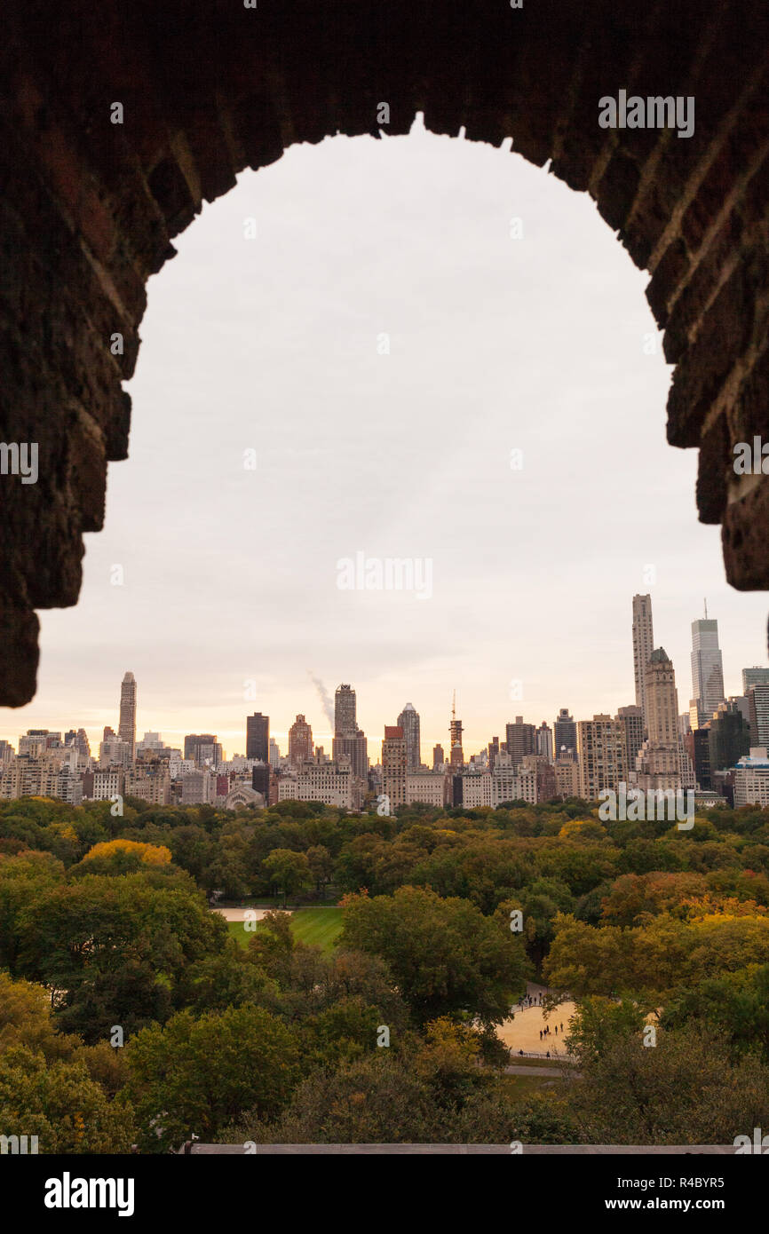 Sunrise over Central Park, New York City, United States of America ...