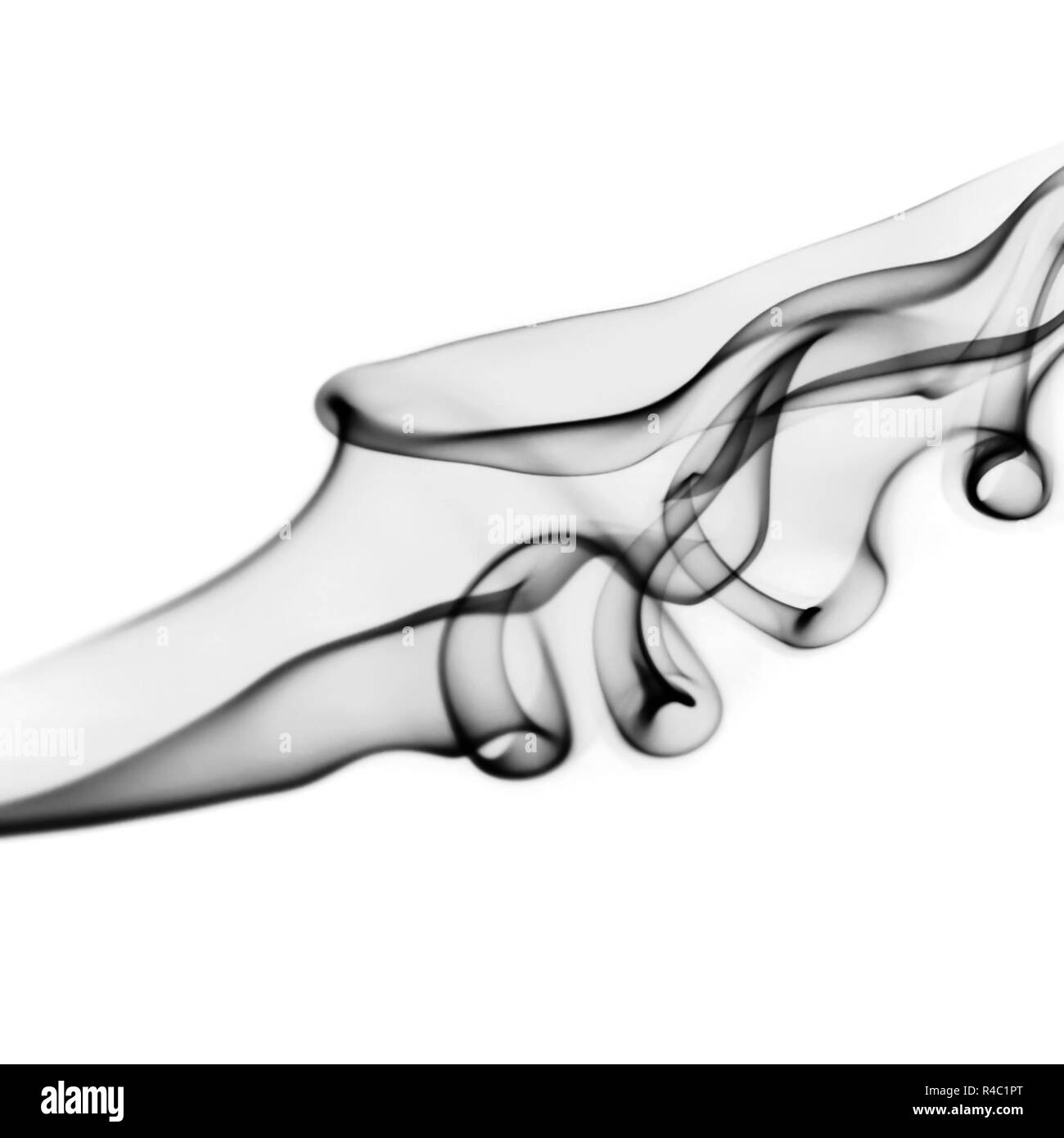 Aroma smoke line stream Cut Out Stock Images & Pictures - Alamy