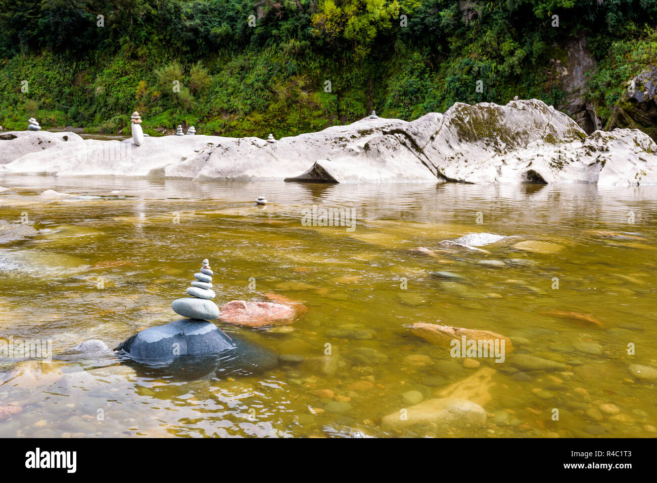 Buller gorge swing bridge hi-res stock photography and images - Alamy
