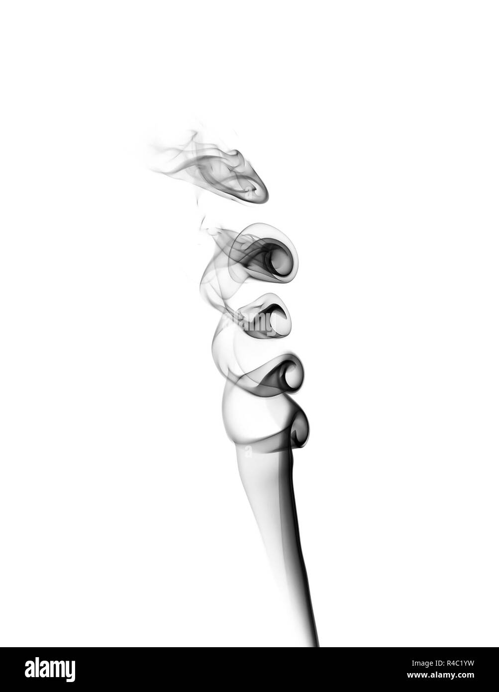 Aroma smoke line stream Cut Out Stock Images & Pictures - Alamy