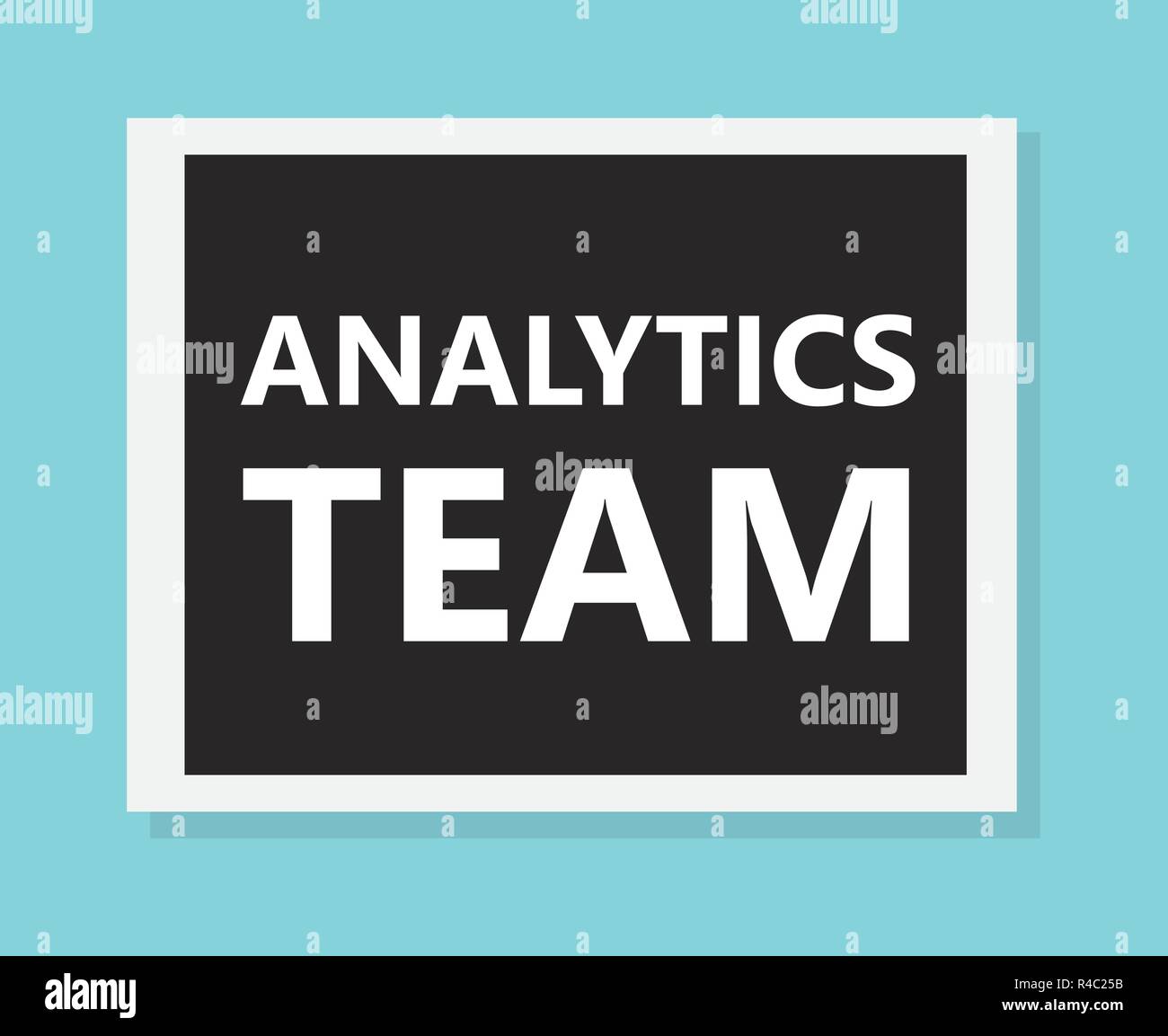 analytics team concept- vector illustration Stock Vector Image & Art ...