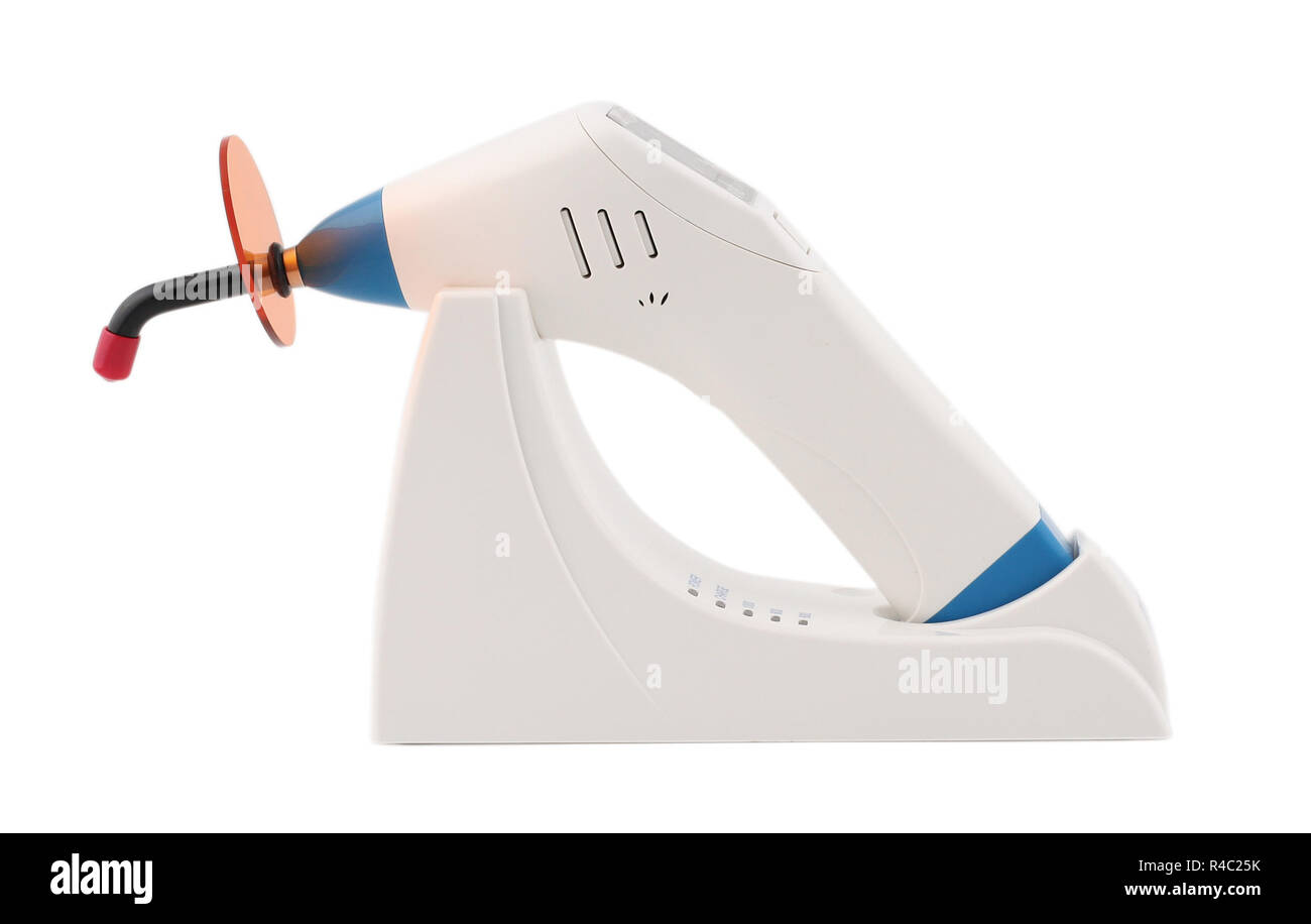 Light curing dentist lamp Stock Photo - Alamy