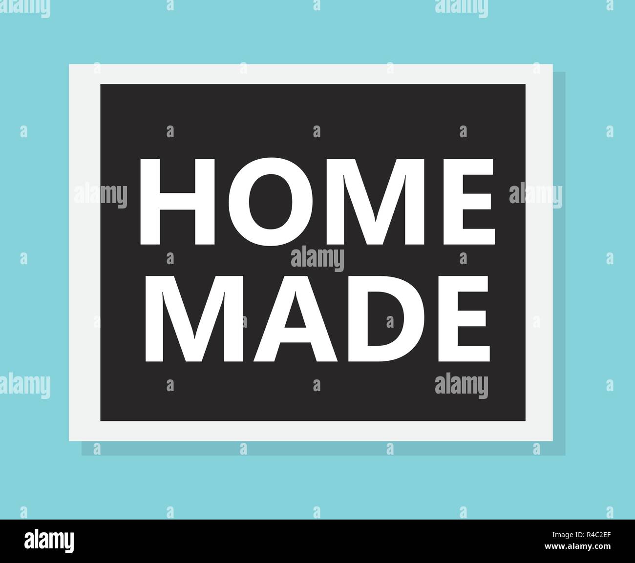 home made concept - vector illustration Stock Vector Image & Art - Alamy