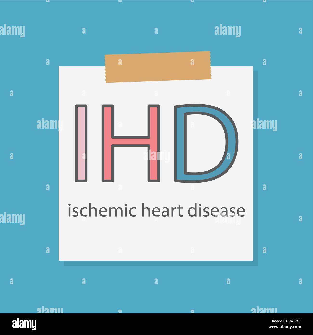 Ischemic heart disease Stock Vector Images - Alamy