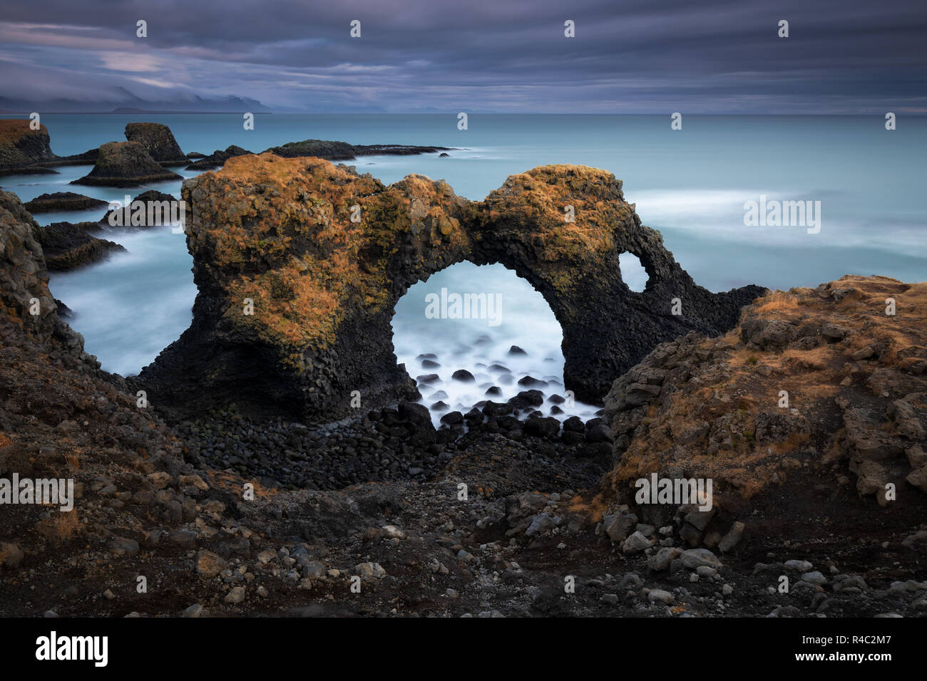 Gatklettur arnarstapi in iceland hi-res stock photography and images ...