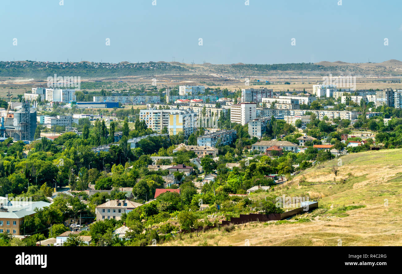 Cityscape of Kerch in Crimea Stock Photo - Alamy