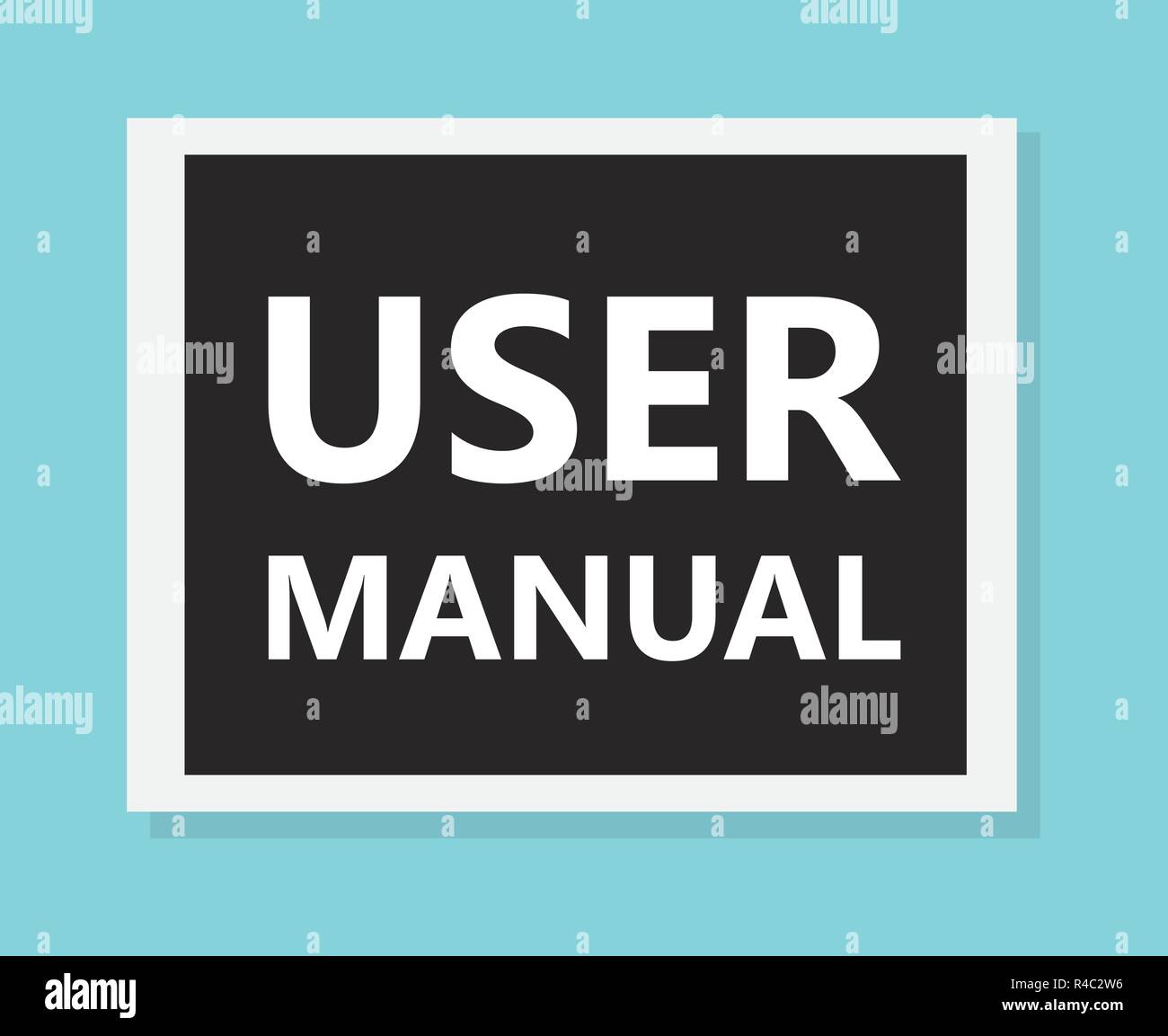 user manual concept- vector illustration Stock Vector Image & Art - Alamy