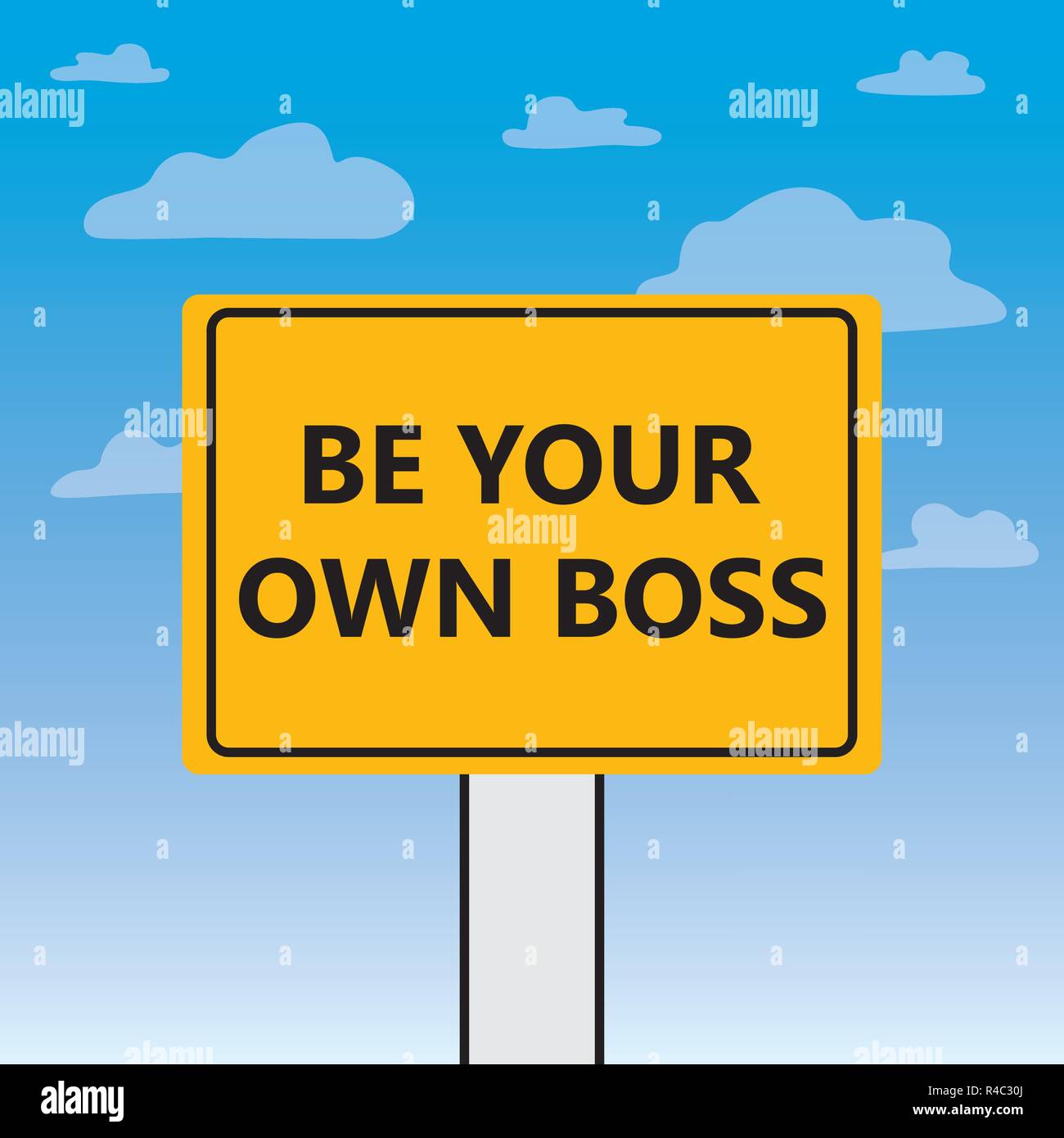 Own the sky Stock Vector Images - Alamy