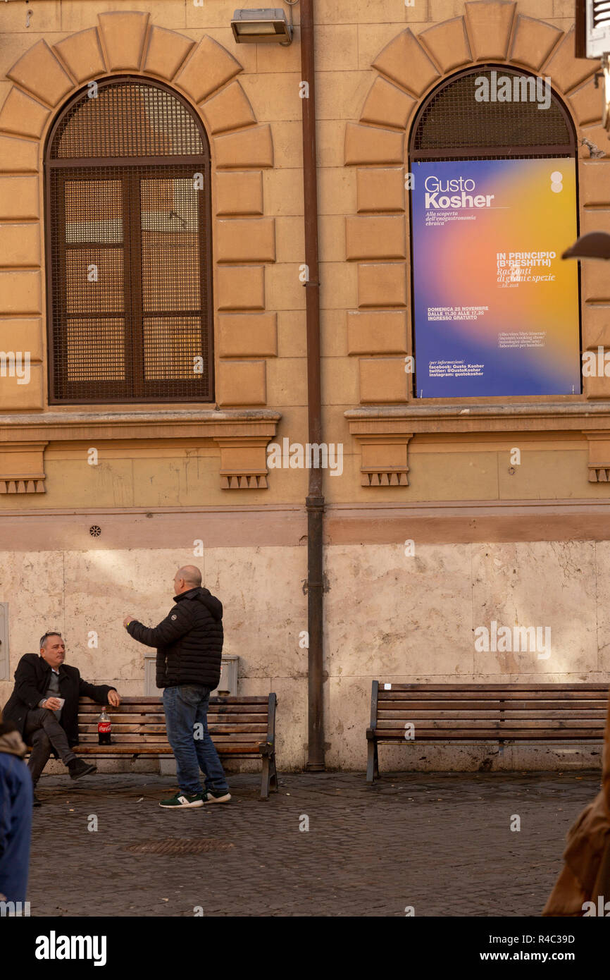 Two men talking on street hi-res stock photography and images - Alamy