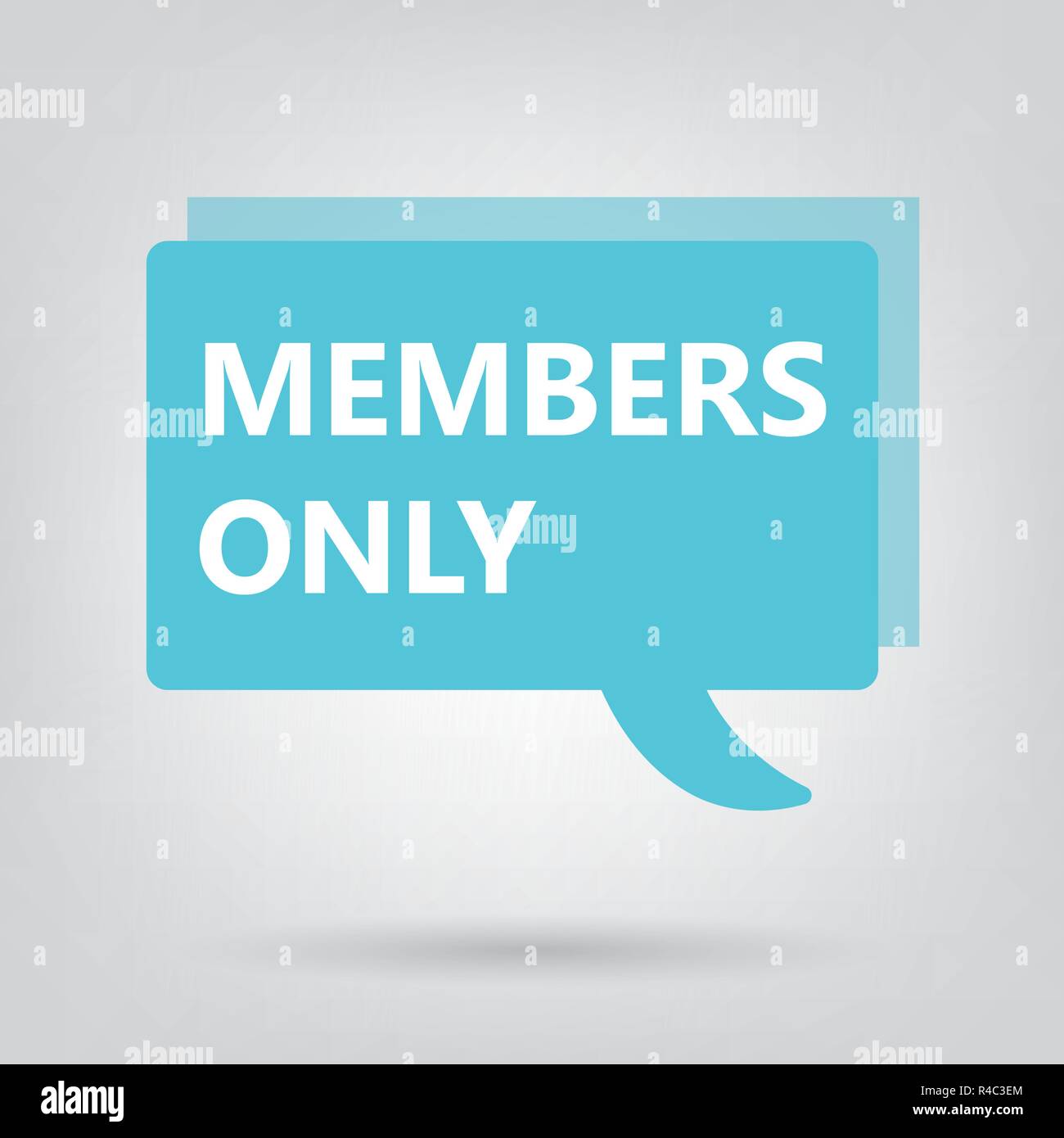 Written speech card Stock Vector Images - Alamy