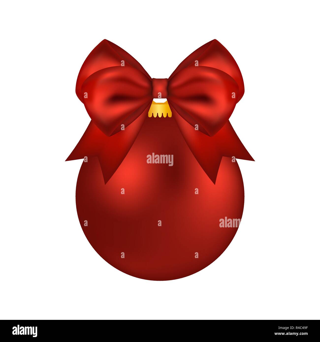 White ball ribbon Stock Vector Images - Alamy