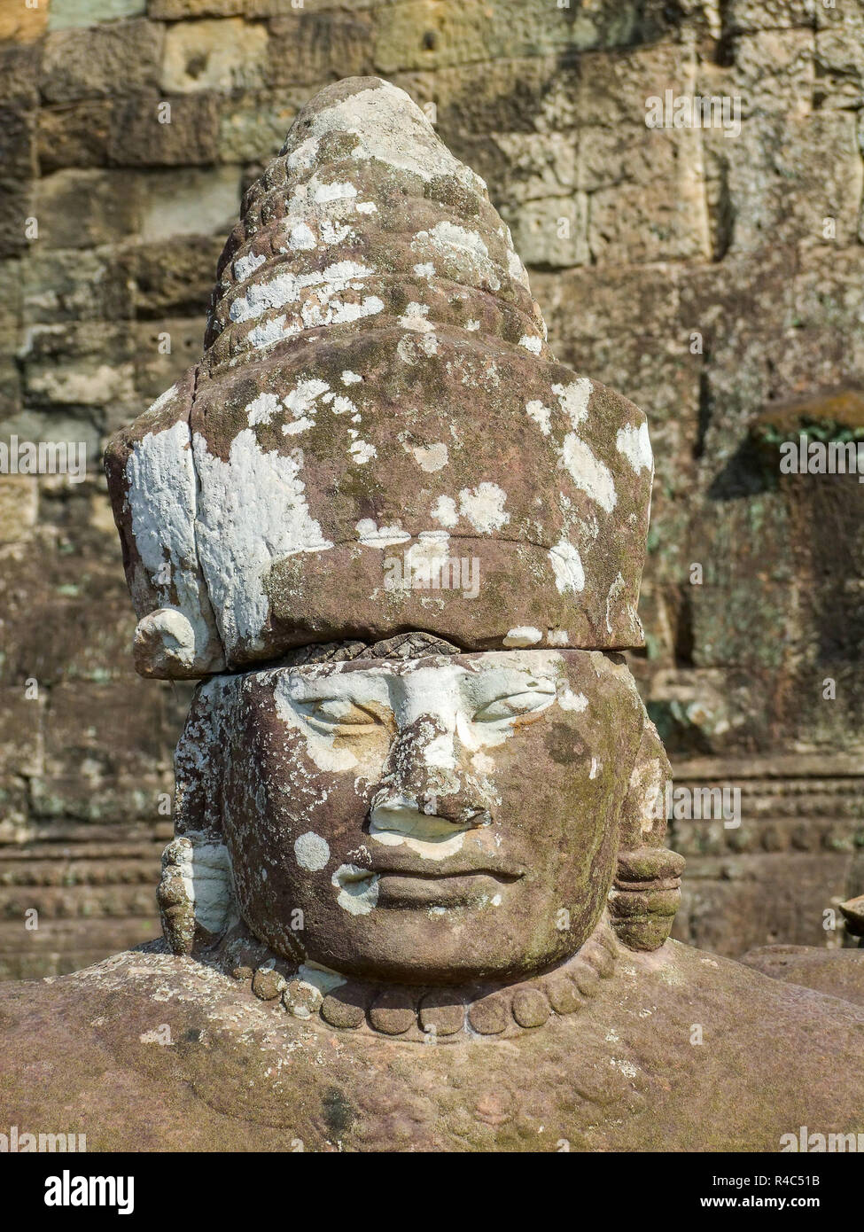 temple detail at ankor thom Stock Photo - Alamy