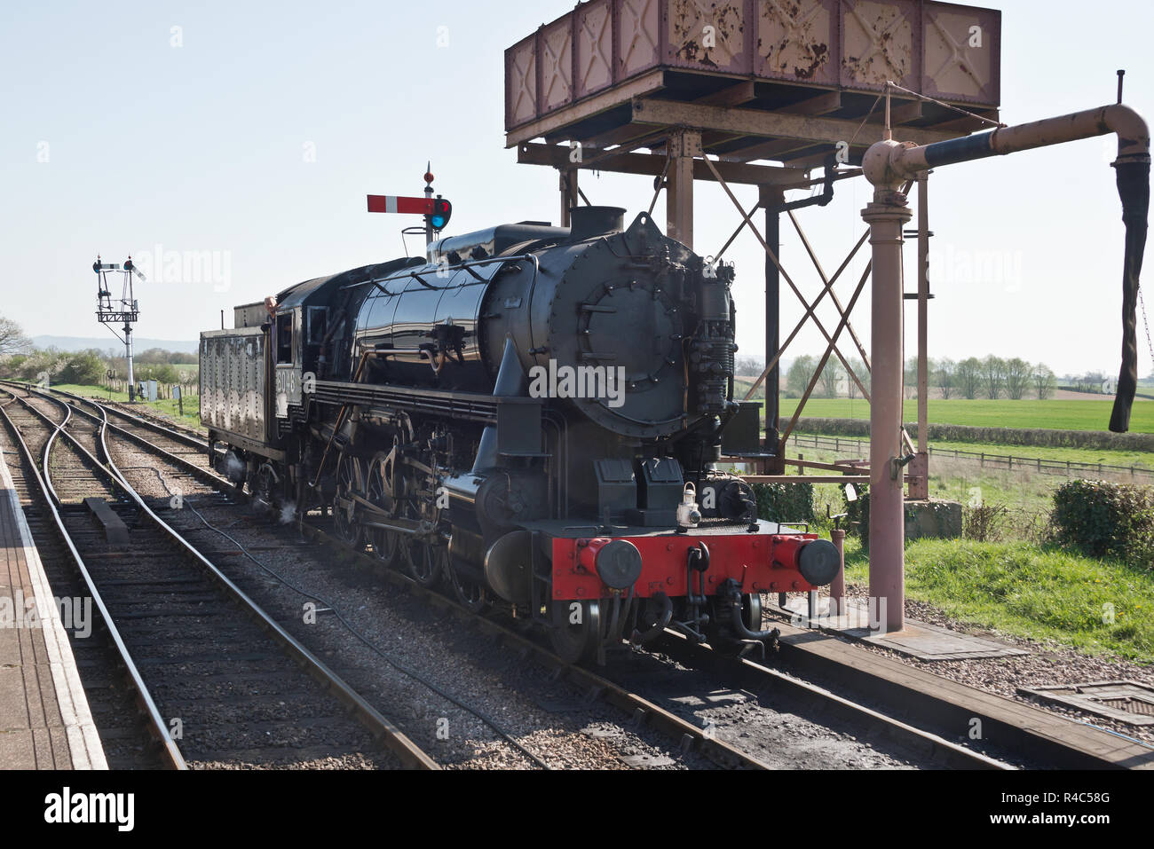 Ex-USATC S160 class consolidation steam locomotive 6046 at Bishops ...