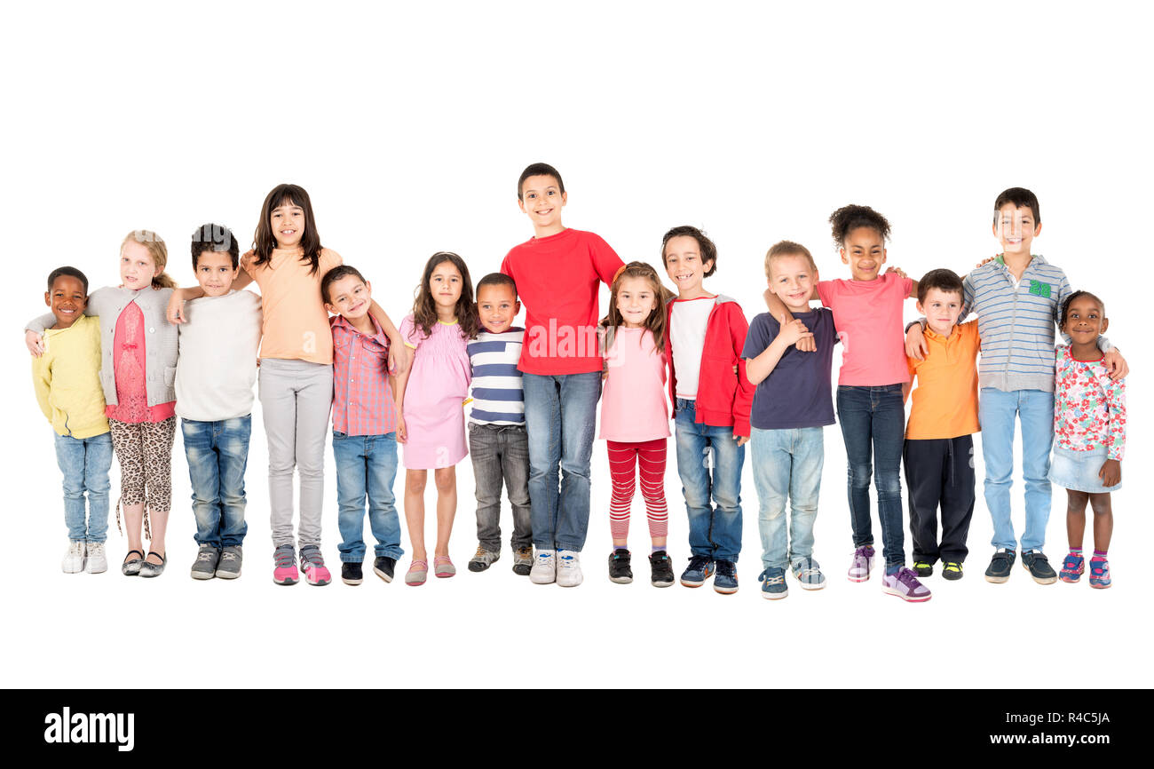 Group of children Stock Photo - Alamy