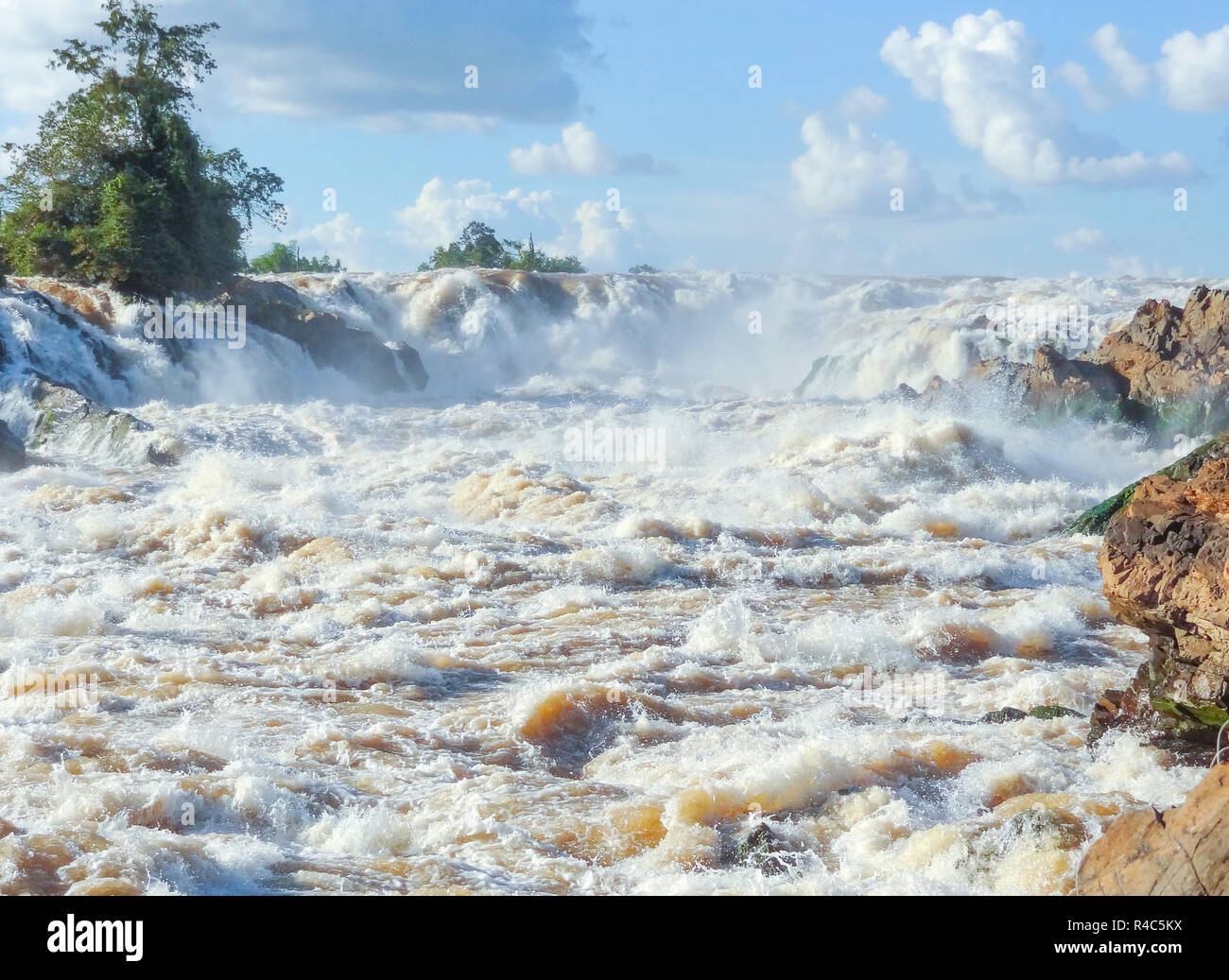 khone falls phapheng Stock Photo - Alamy