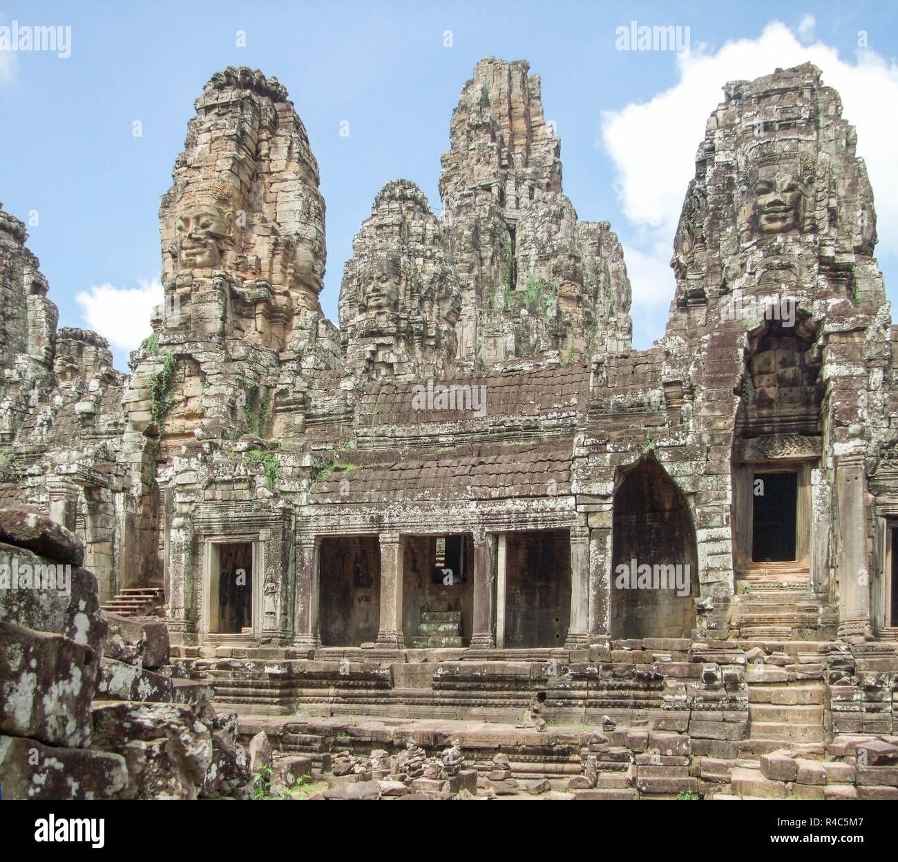 bayon temple in cambodia Stock Photo - Alamy