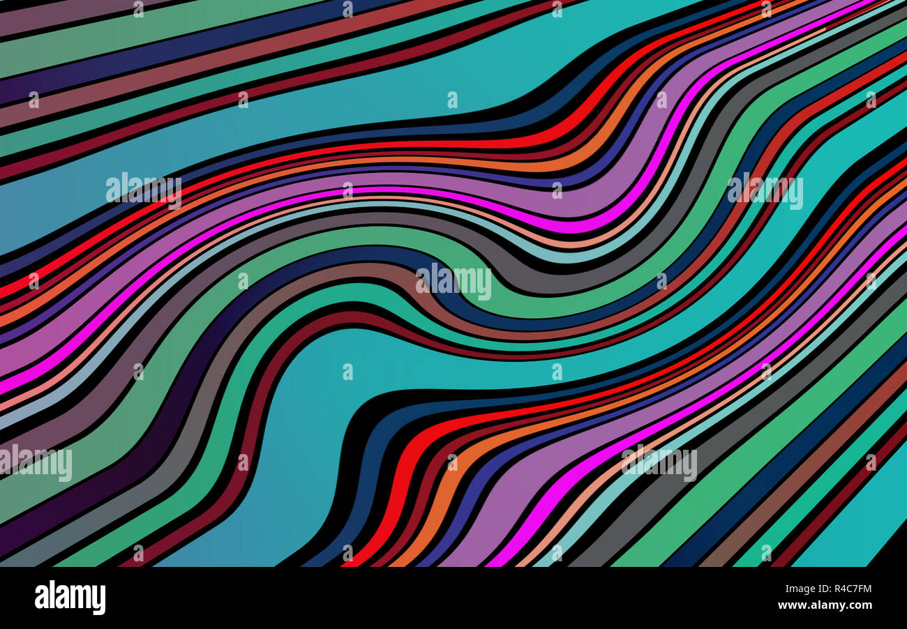 Colored curve abstract Stock Photo - Alamy