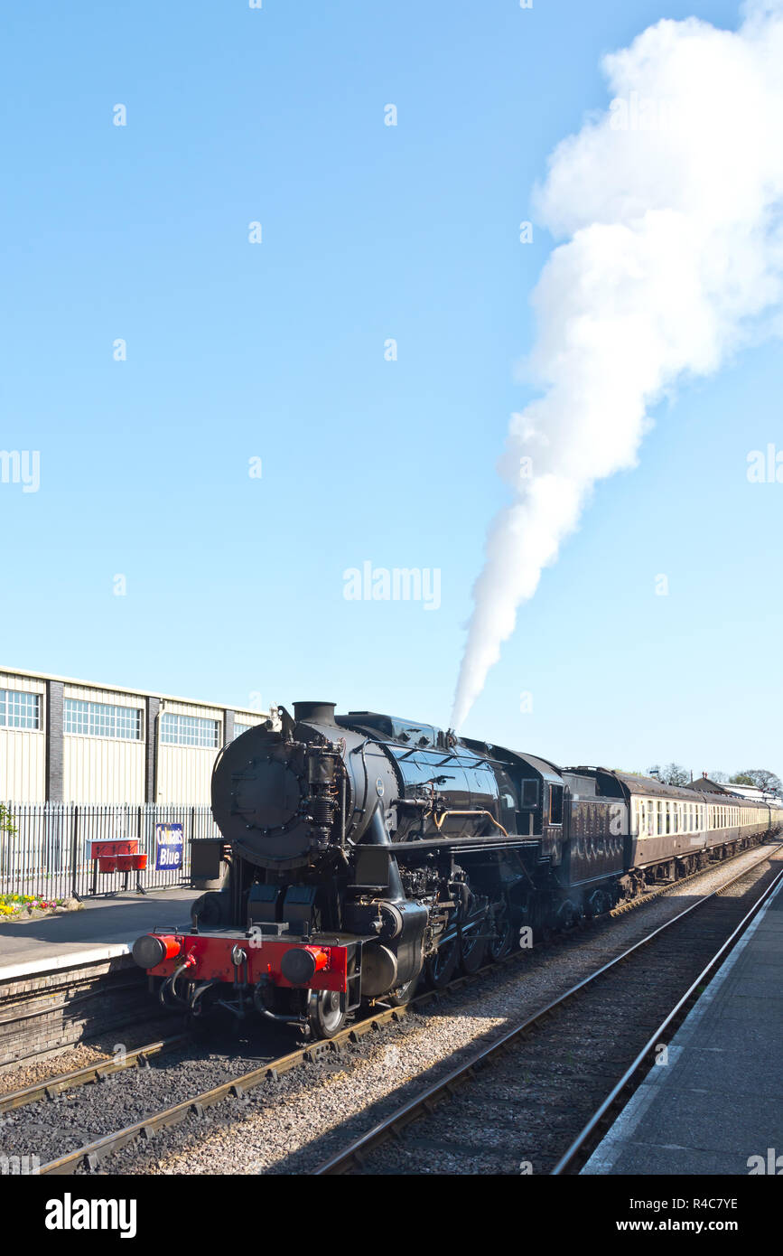 Ex-USATC S160 class consolidation steam locomotive 6046 at Bishops ...