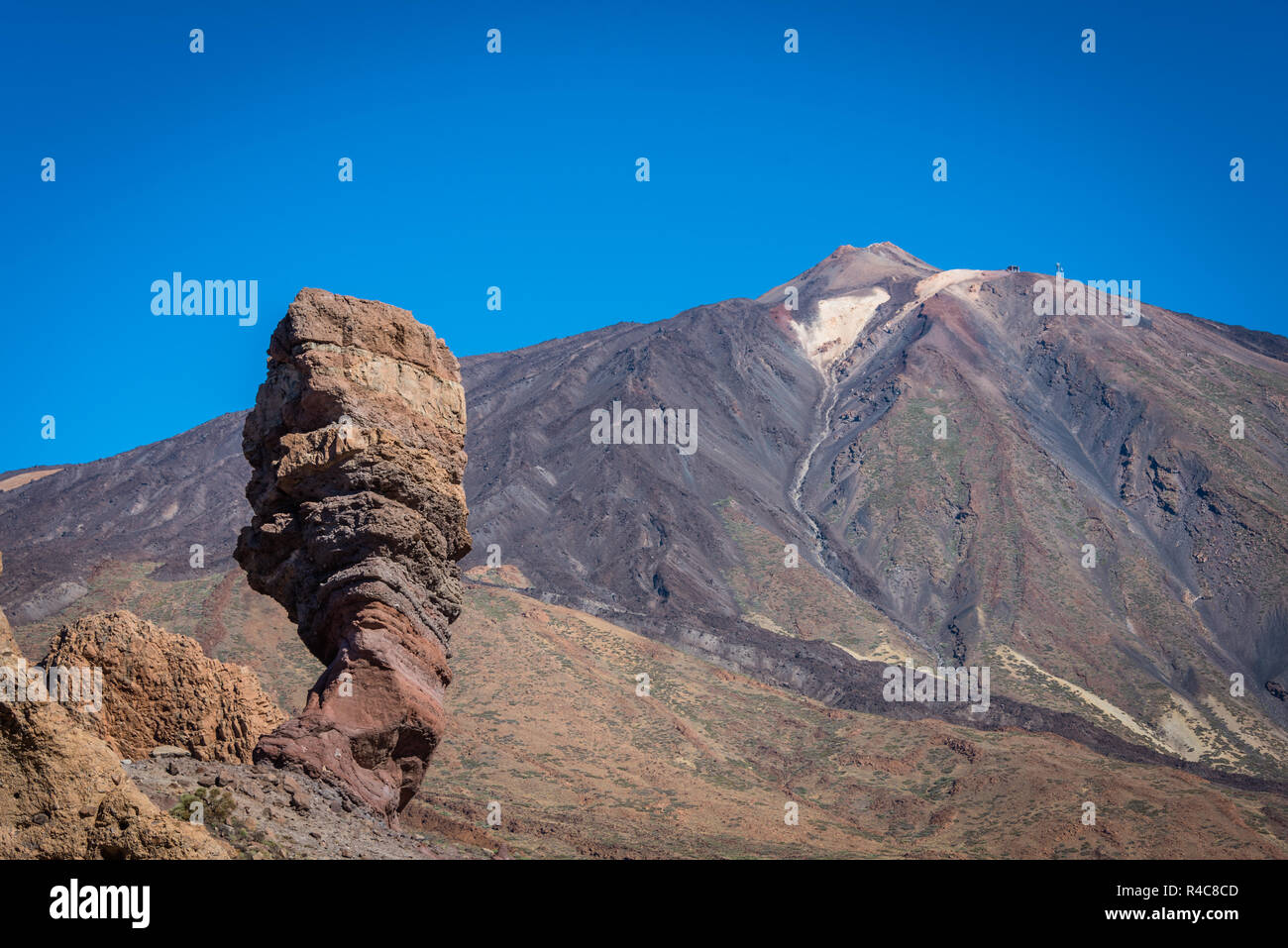 Rock formation at Teide volcanol Tenerife, Canary Islands, Spain Stock ...