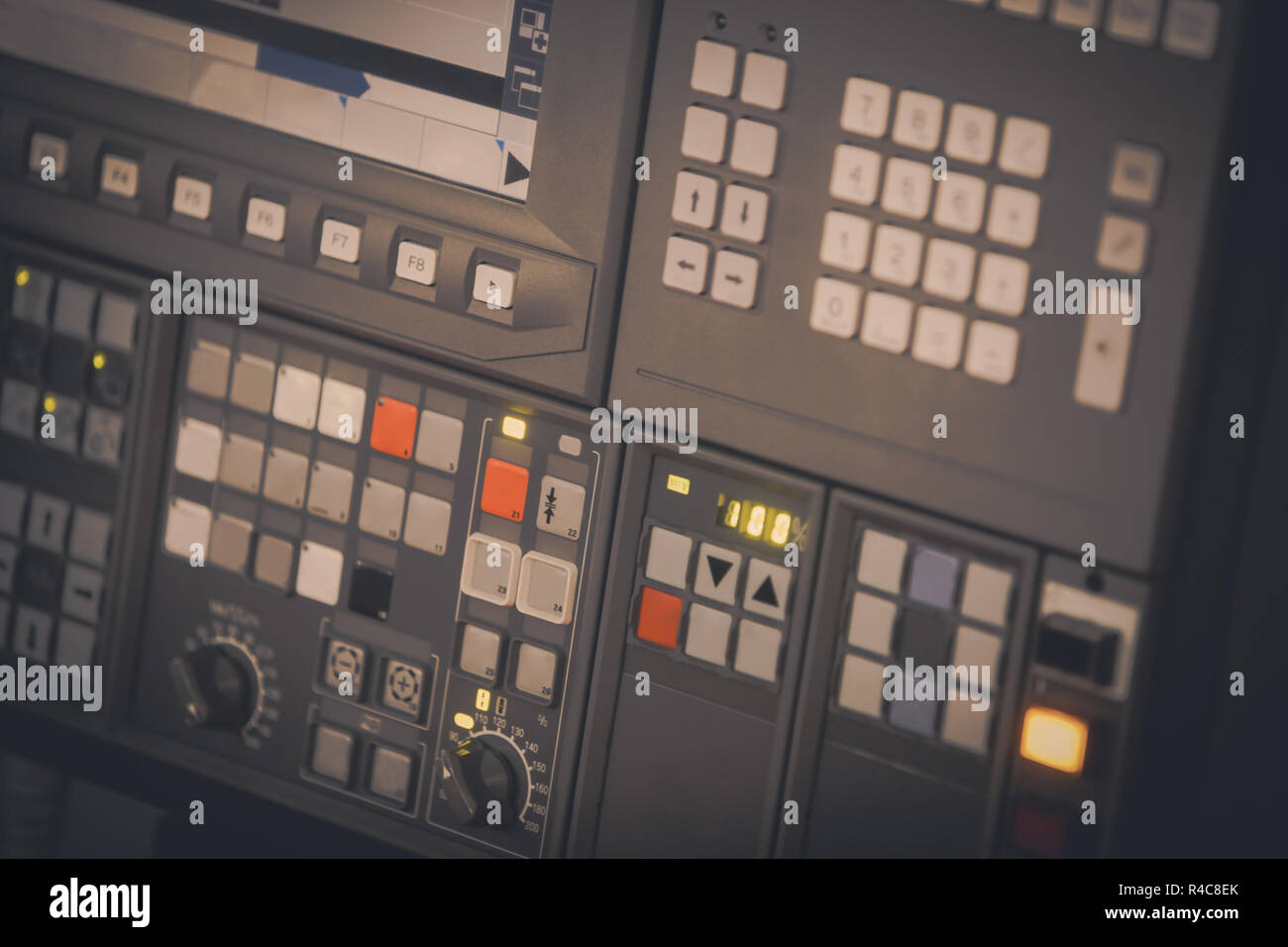 Control panel detail Stock Photo - Alamy