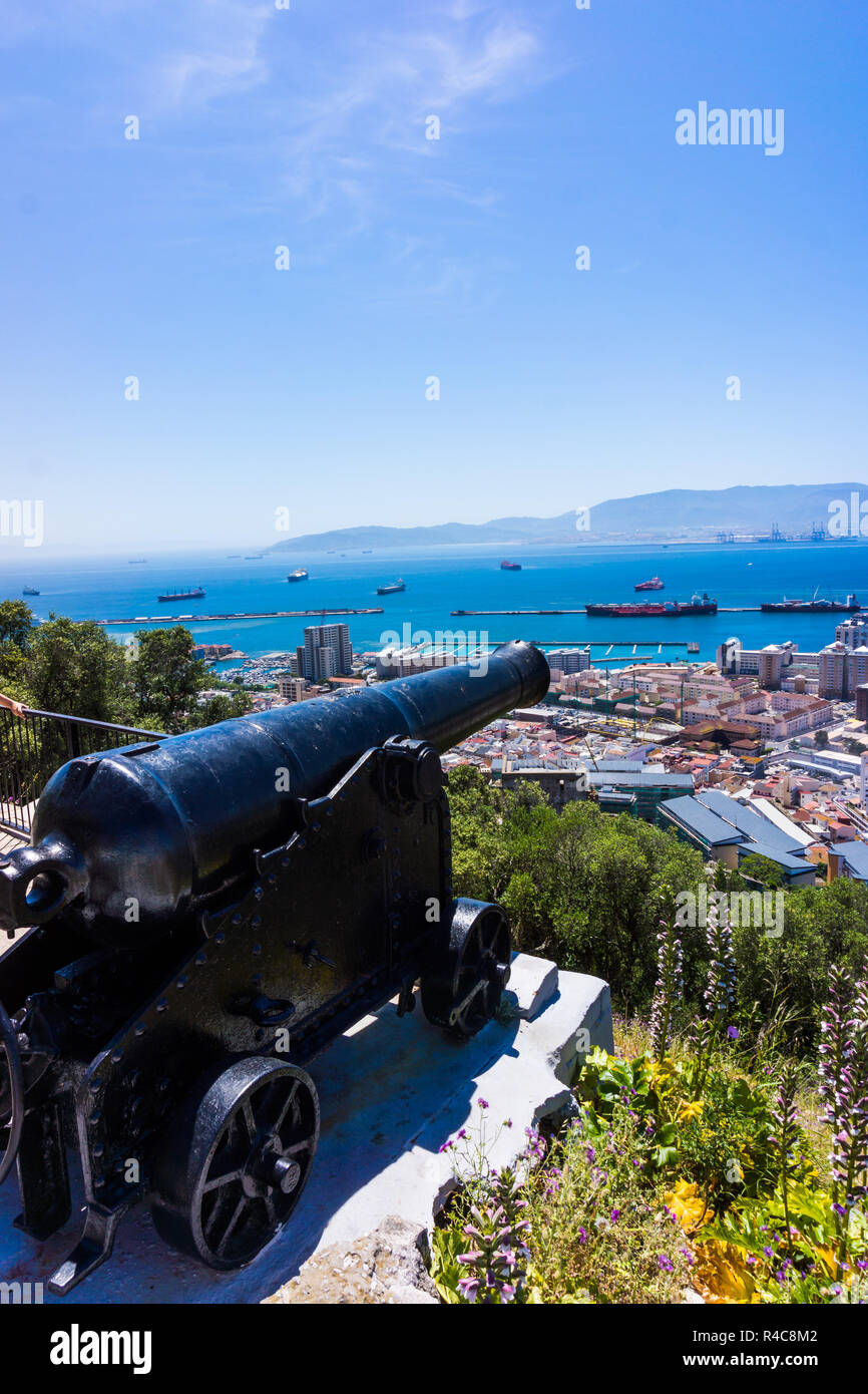 Gibraltar Defence Gun High Resolution Stock Photography and Images - Alamy