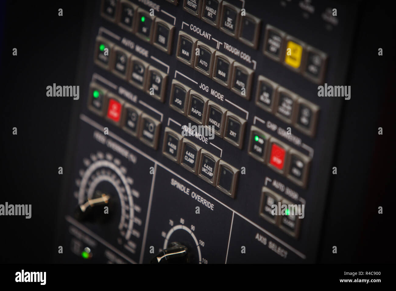 Control panel detail Stock Photo - Alamy