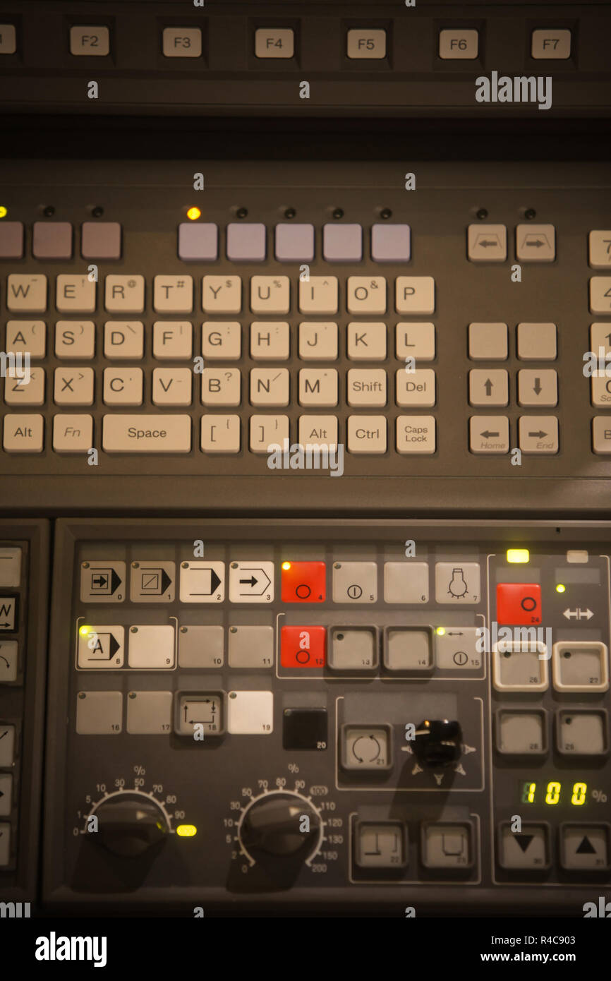 Control panel detail Stock Photo - Alamy