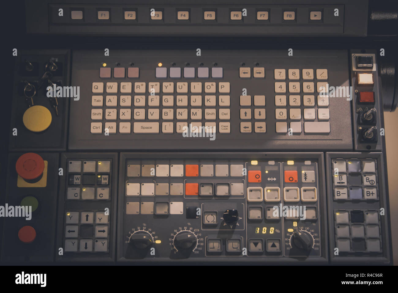 Control panel detail Stock Photo - Alamy