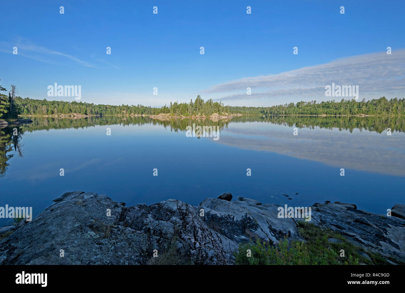 Morning Panorama in Canada Stock Photo - Alamy