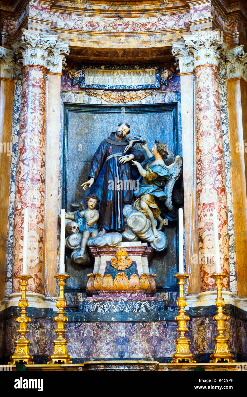 Tabernacle in San Francesco a Ripa church - Rome, Italy Stock Photo - Alamy