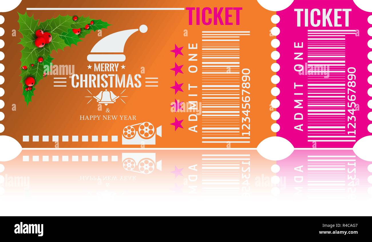 Ticket Card Design Template