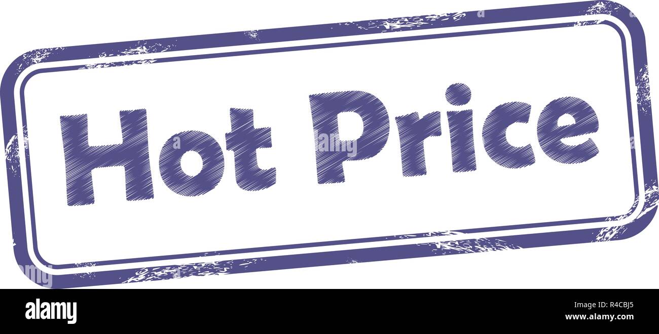 Hot price square grungy stamp Vector illustration Stock Vector Image ...