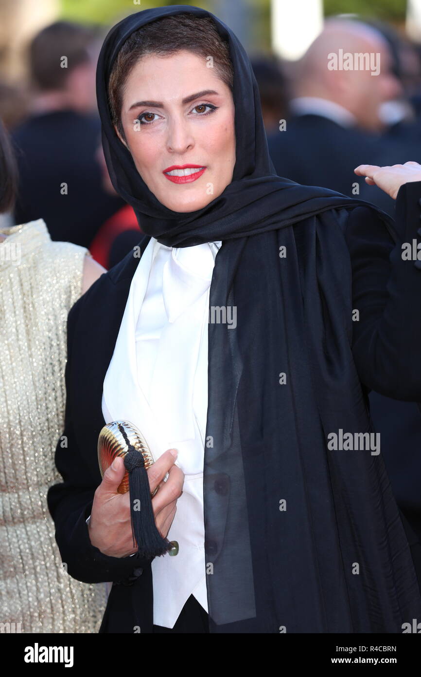 CANNES, FRANCE – MAY 19, 2018: Behnaz Jafari walks the red carpet at 'The Man Who Killed Don ...